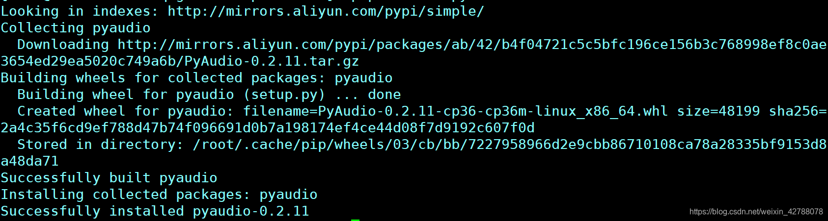 linux 安装pyaudio_linux 服务器安装pyaudio-CSDN博客
