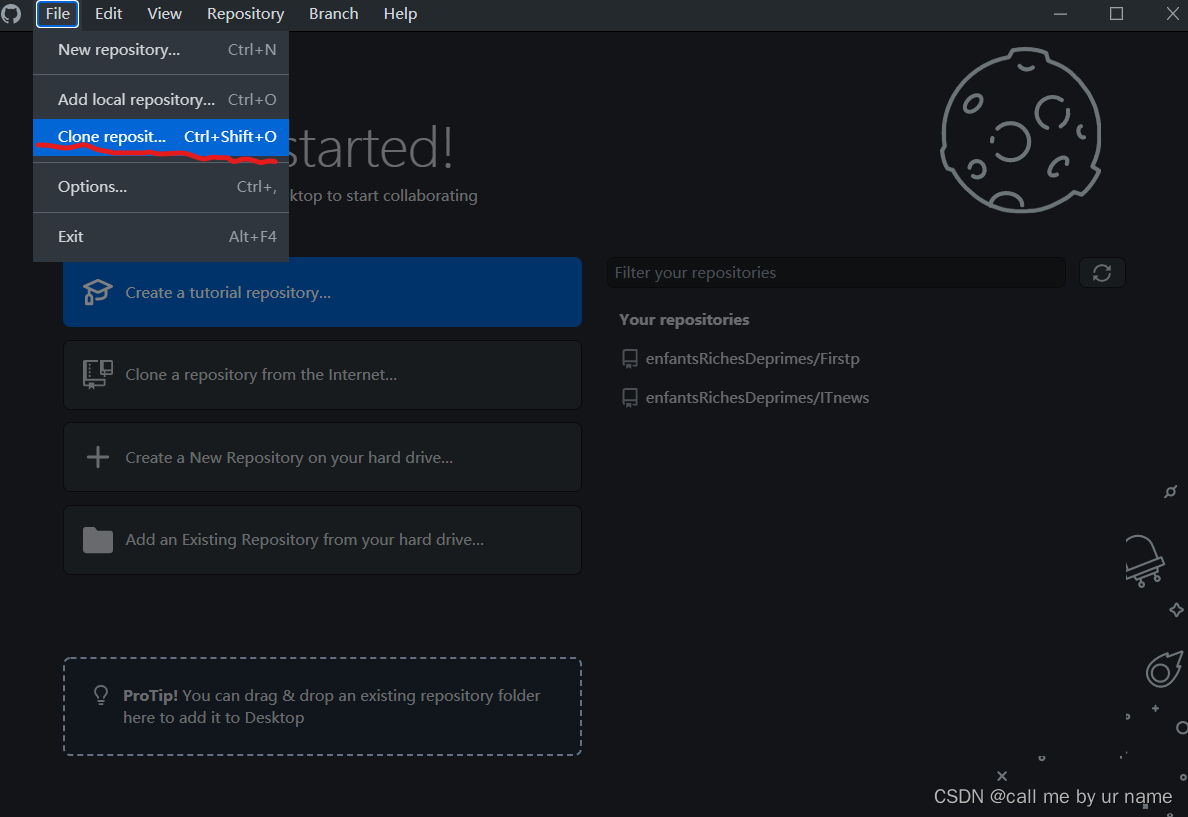 github(desktop)使用教程（四）【保姆级】{删除仓库，克隆仓库，管理复刻行为，创建别名}_github desktop remove repository 会删掉-CSDN博客