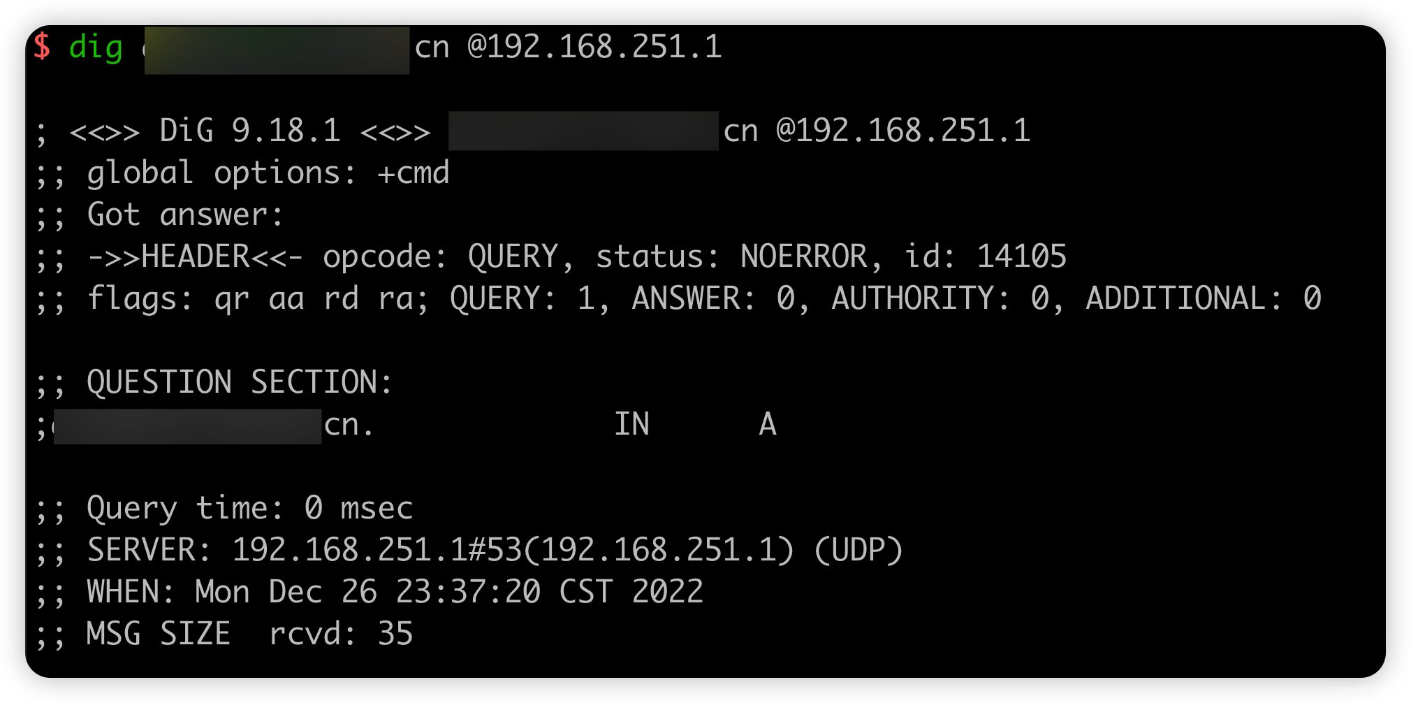 【BUG FIX】Dnsmasq针对本地域名无法解析_dnsmasq dnsdomainname: host name lookup failure-CSDN博客