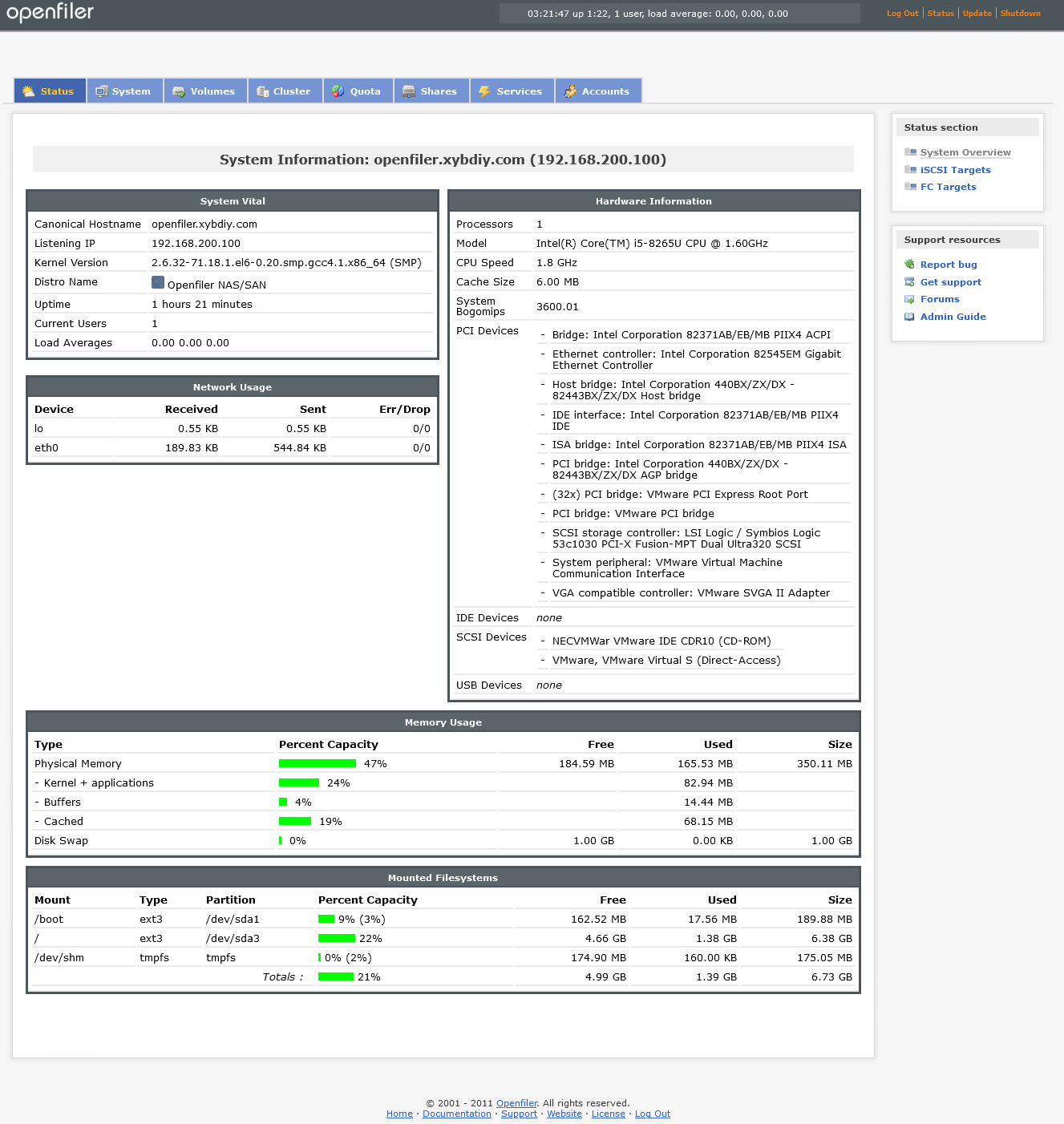 【OpenFiler】使用虚拟机安装openfiler_如何安装openfile-CSDN博客