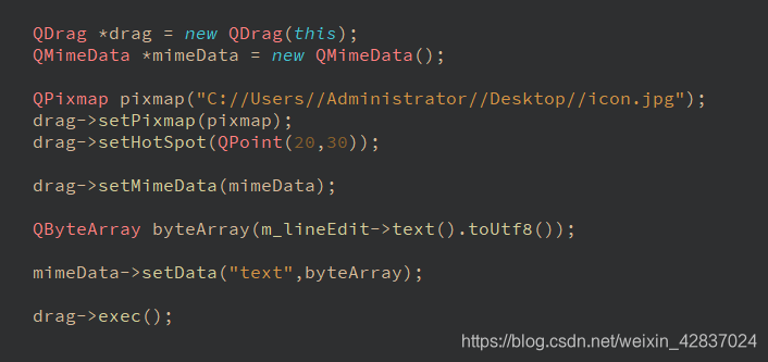 Qt 实现拖放内容 drag - drop 【简单明了】_qt drag drop-CSDN博客