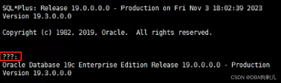 linux下sqlplus登录oracle显示问号处理办法_sqlplus 登录后显示???-CSDN博客