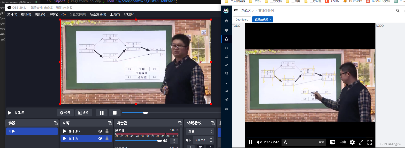 Vue 30 Nginx Hlsjs Obs 直播推拉流、流视频播放vue和obs推流 Csdn博客