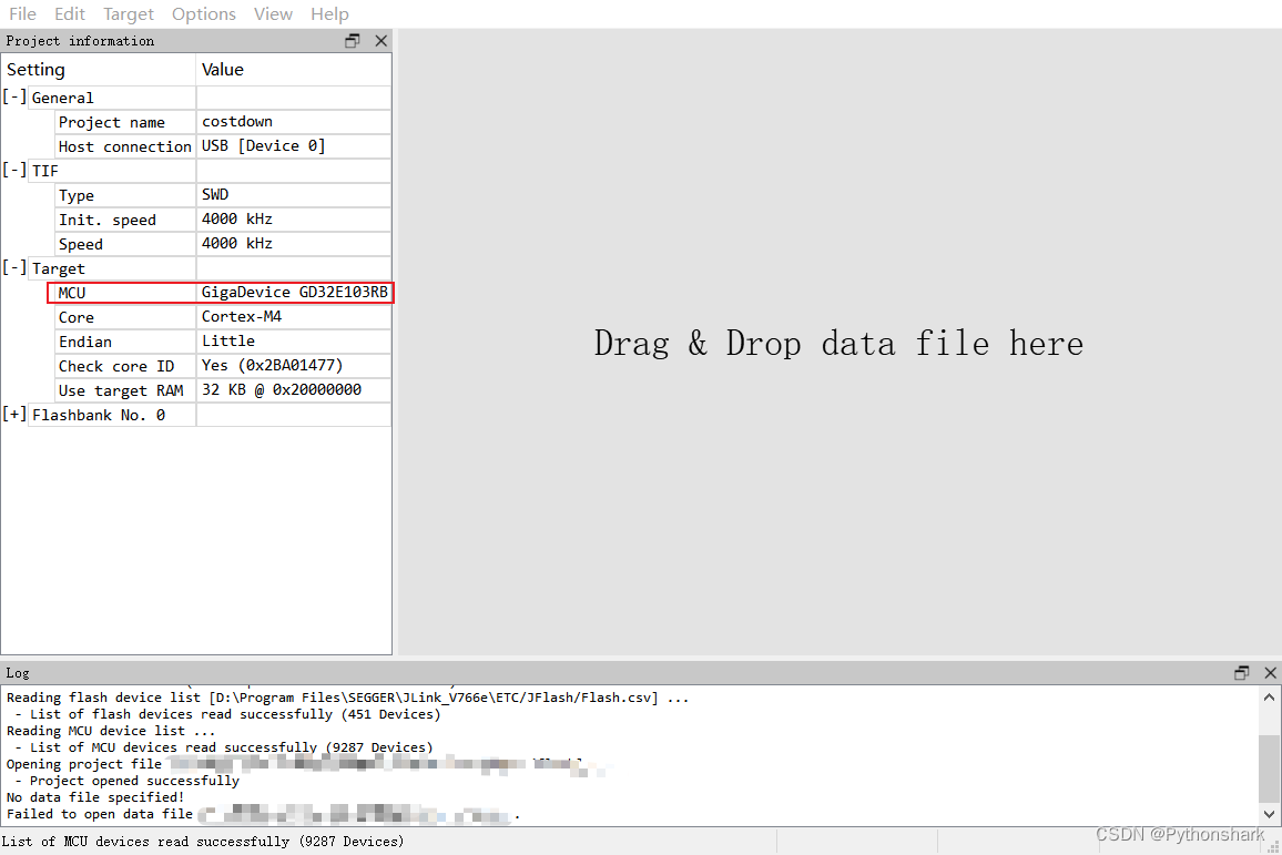 如何解决j-link出现could not find cfi compliant flash device-CSDN博客