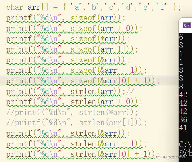 菜鸡的C学习日志---sizeof和strlen下的指针和数组(1)_sizeof const char-CSDN博客