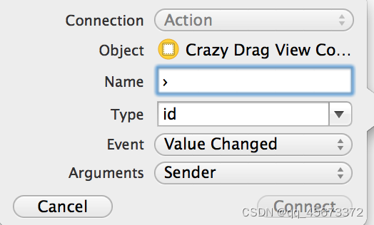 Xcode connection里只能是action灰色的，不能选outlet问题解决-CSDN博客