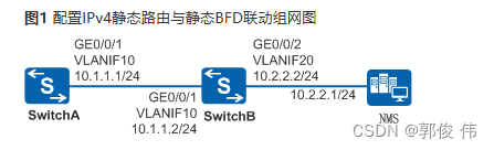 配置IPv4静态路由与静态BFD联动示例_静态路由绑定bfd-CSDN博客