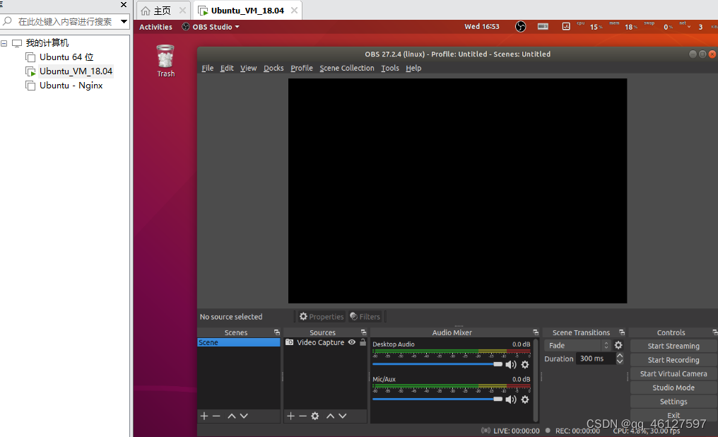 Jetson Nano系列主板在Ubuntu18.04系统上实现USB摄像头画面推流直播_nanopi安装obs-CSDN博客