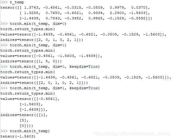 【冰糖Python】PyTorch：最大值 最小值 torch.max() torch.min() torch.maximum() torch.minimum()-CSDN博客