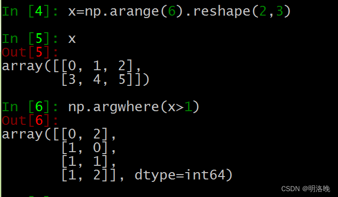 python常用函数1_np.argwhere和np.be的用法区别-CSDN博客