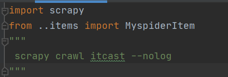解决Pycharm中from mySpyder.items import myItem报错问题_from spider.items ...
