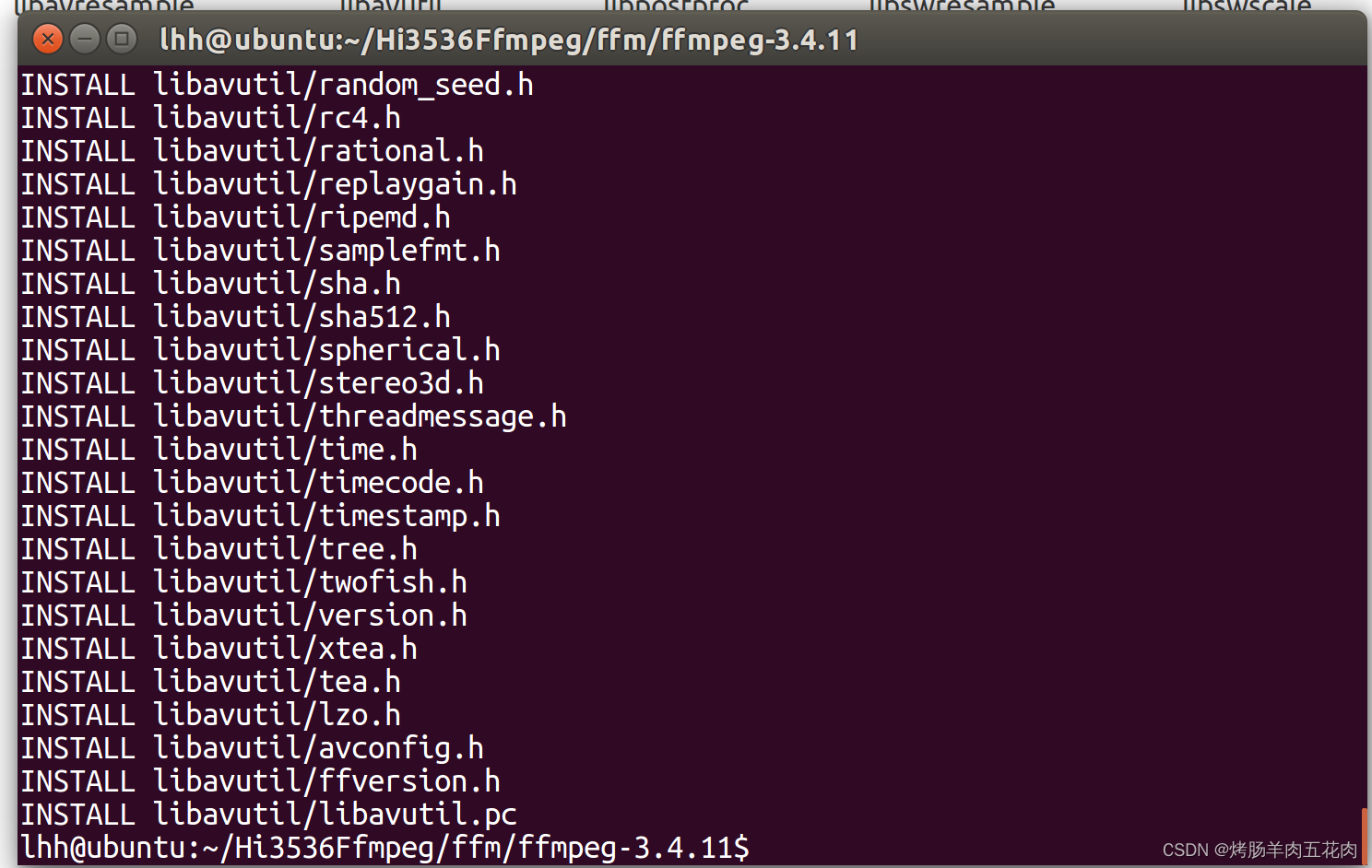 交叉编译ffmpeg+移植Hi3536板子_arm-hisiv300-linux-gcc-CSDN博客