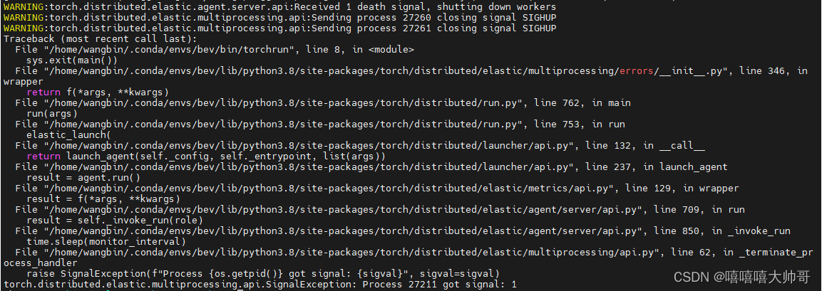 多卡torchrun分布式训练使用tmux或screen挂后台_torchrun nohup-CSDN博客