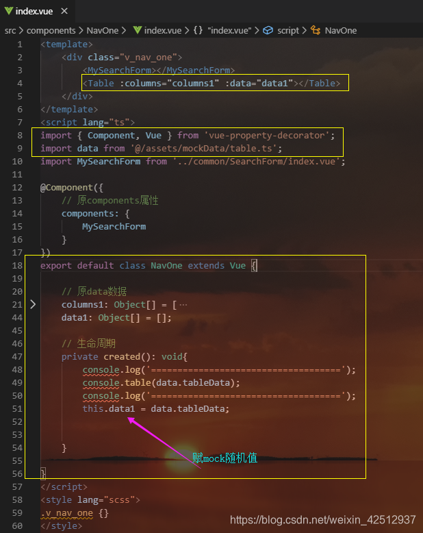 Vue 之 VueCli3 + TypeScript +IviewUI组件库，获取Mock.js随机数据（使用Mock.mock回调函数）_typescript mock.mock-CSDN博客