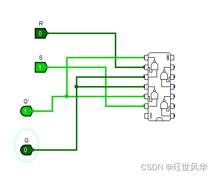 RS锁存器与D触发器详解及其74LS00实现-CSDN博客