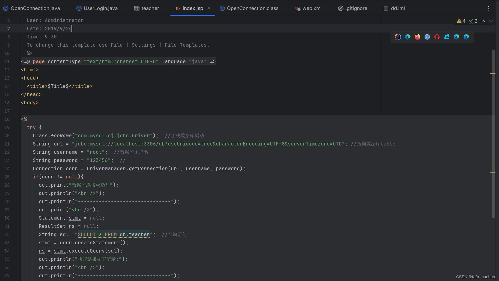 idea MySQL web显示 亲测可行_idea怎么把mysql中的数据在web网页中显示-CSDN博客