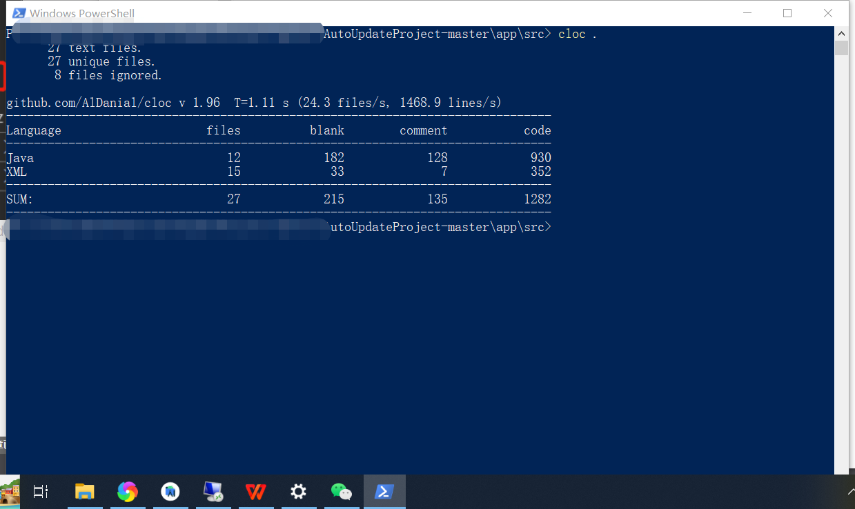 使用cloc软件对项目的代码行数进行统计cloc统计代码行数 Csdn博客