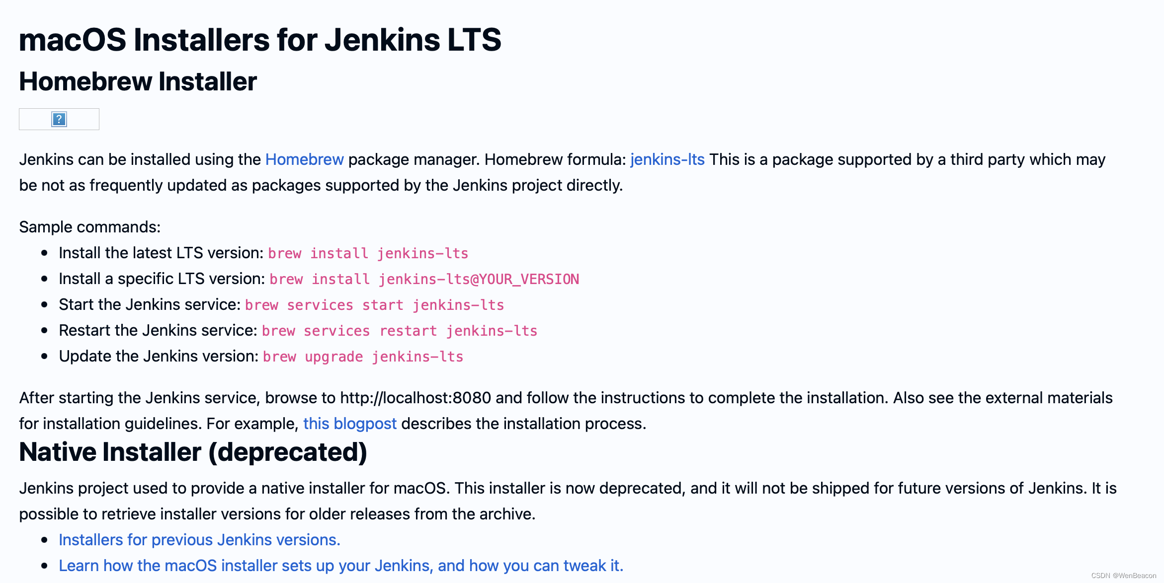 jenkins启动--- macOS m1---brew services start jenkins-lts_brew启动jenkins-CSDN博客
