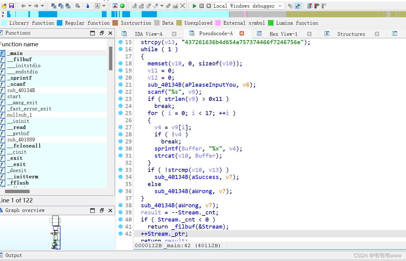攻防世界 reverse——Hello, CTF_攻防世界hello ctf-CSDN博客