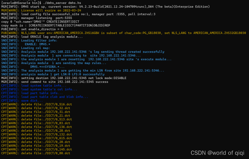 DMHS搭建：Oracle源端--＞DM8目的端_达梦 oracle dmhs copy 0 sch.name-CSDN博客