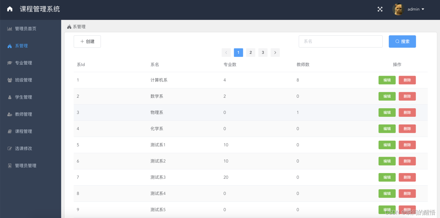 前后端分离的课程管理系统 Springboot Vue,毕业设计在线课程管理系统前后端分离 Csdn博客