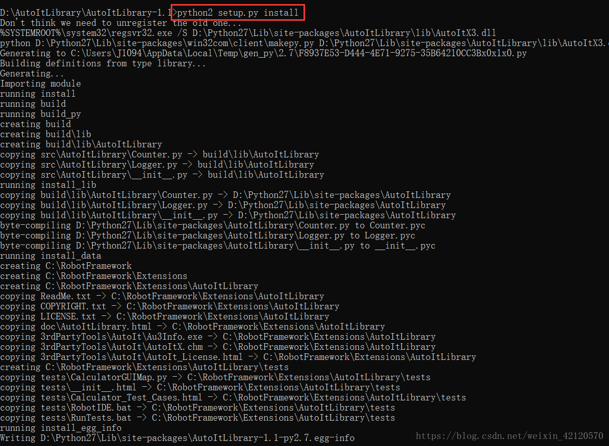 robot farmework 框架引入AutoItLibrary安装详解-CSDN博客