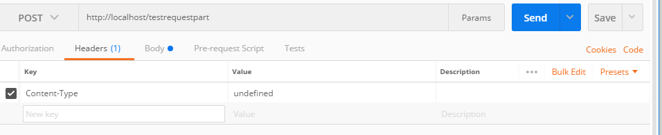 [Spring] Postman请求服务器带@RequestPart注解的REST API的做法._postman requestpart-CSDN博客