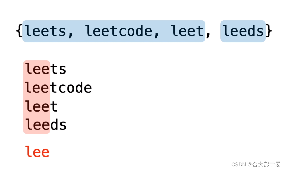 C算法题（最长公共前缀）字符公共前缀c Csdn博客