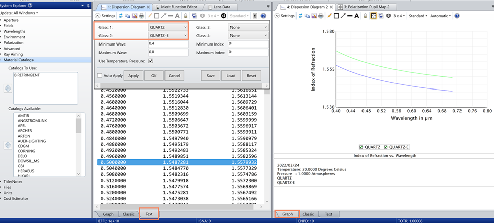 Ansys Zemax | 如何在OpticStudio中建模和设计真实波片_zemax quartz-CSDN博客