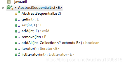 java容器 抽象类AbstractSequentialList源码分析_抽象类 有哪些源码-CSDN博客