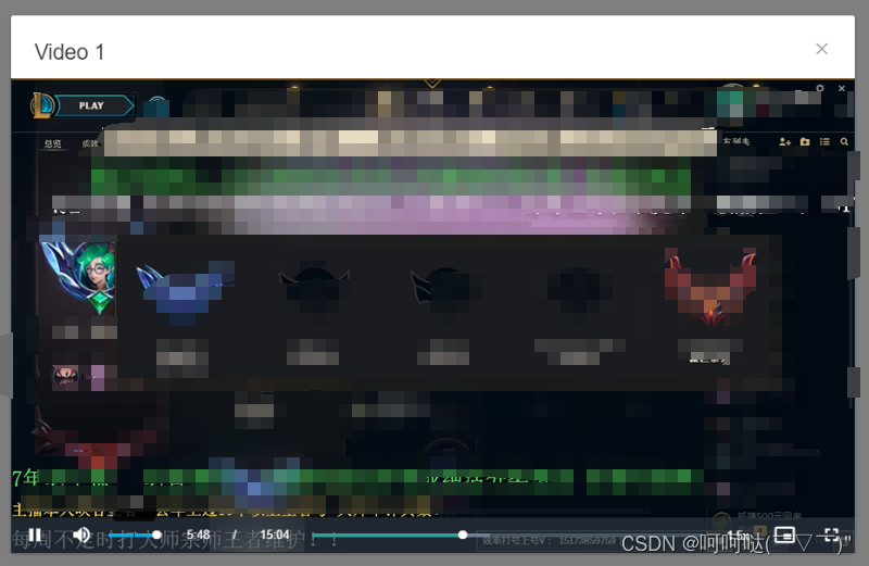 videoJS 视频 + 独一无二皮肤 + mp4/m3u8_videojs mp4-CSDN博客