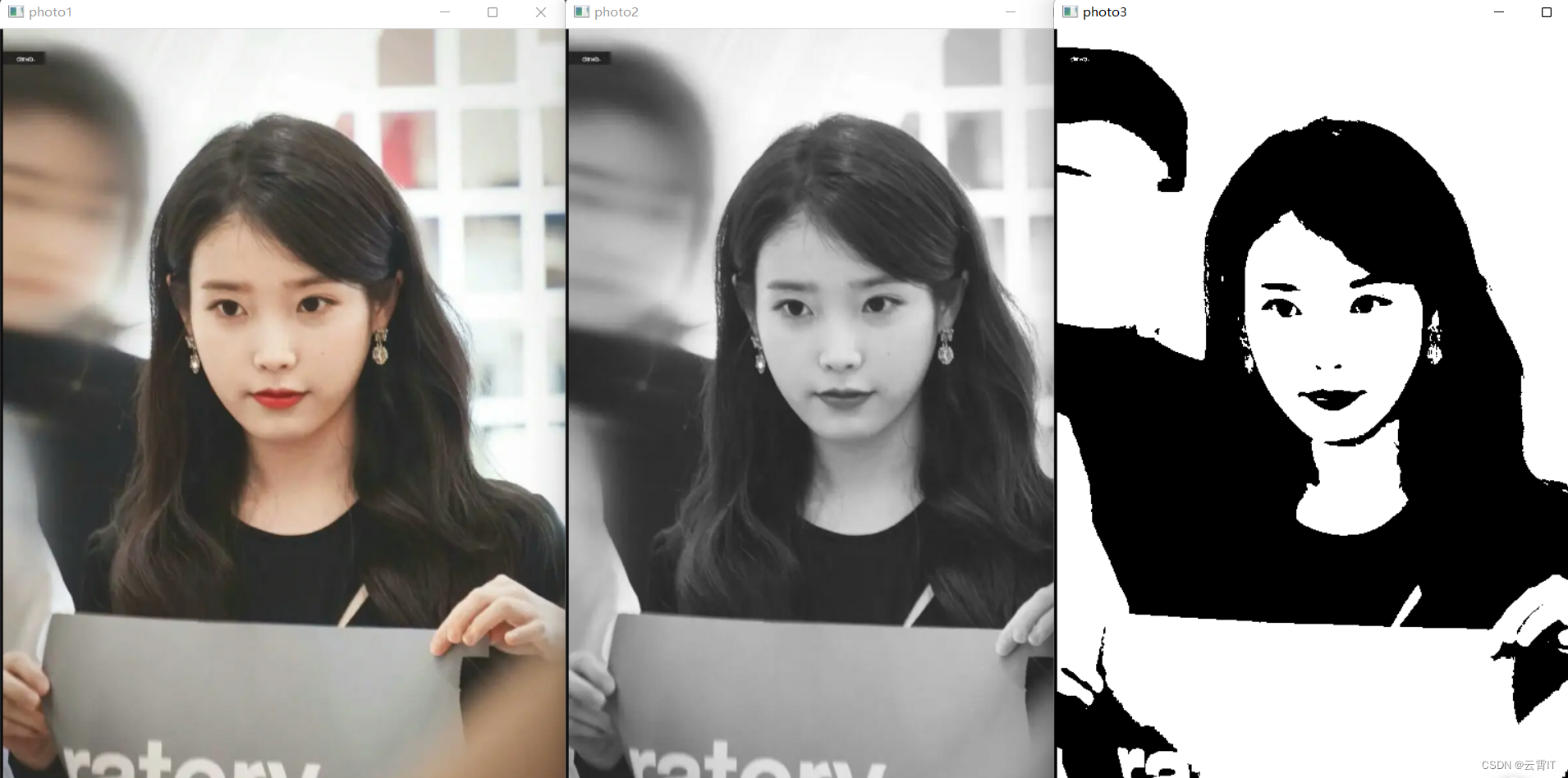 Opencv Python系列(二)—— 图像处理(灰度图、二值化、边缘检测、高斯模糊、轮廓检测)cv2图片处理 Csdn博客