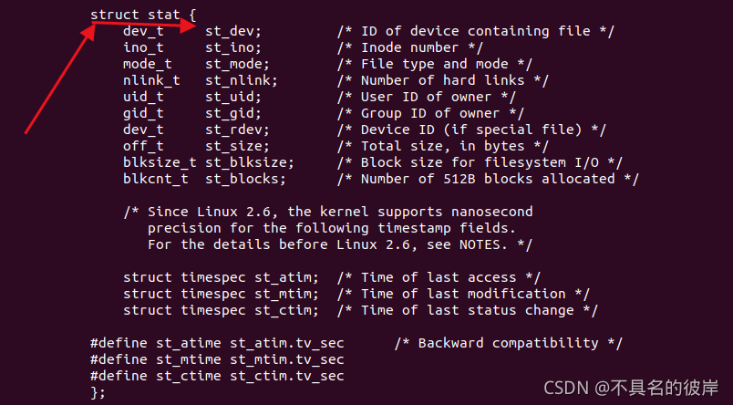 32.Linux stat函数_stat stat.h-CSDN博客