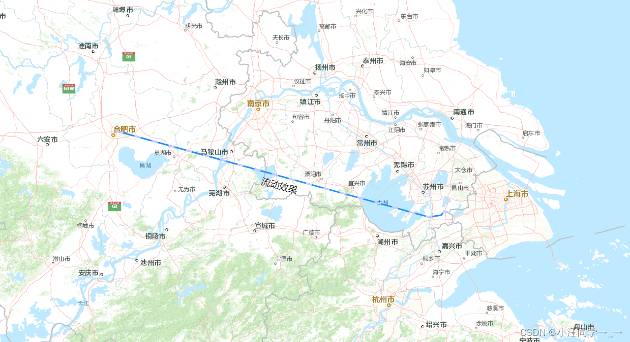 vue3 + openlayers---流动线条（含动画效果）_openlayers 流动线-CSDN博客