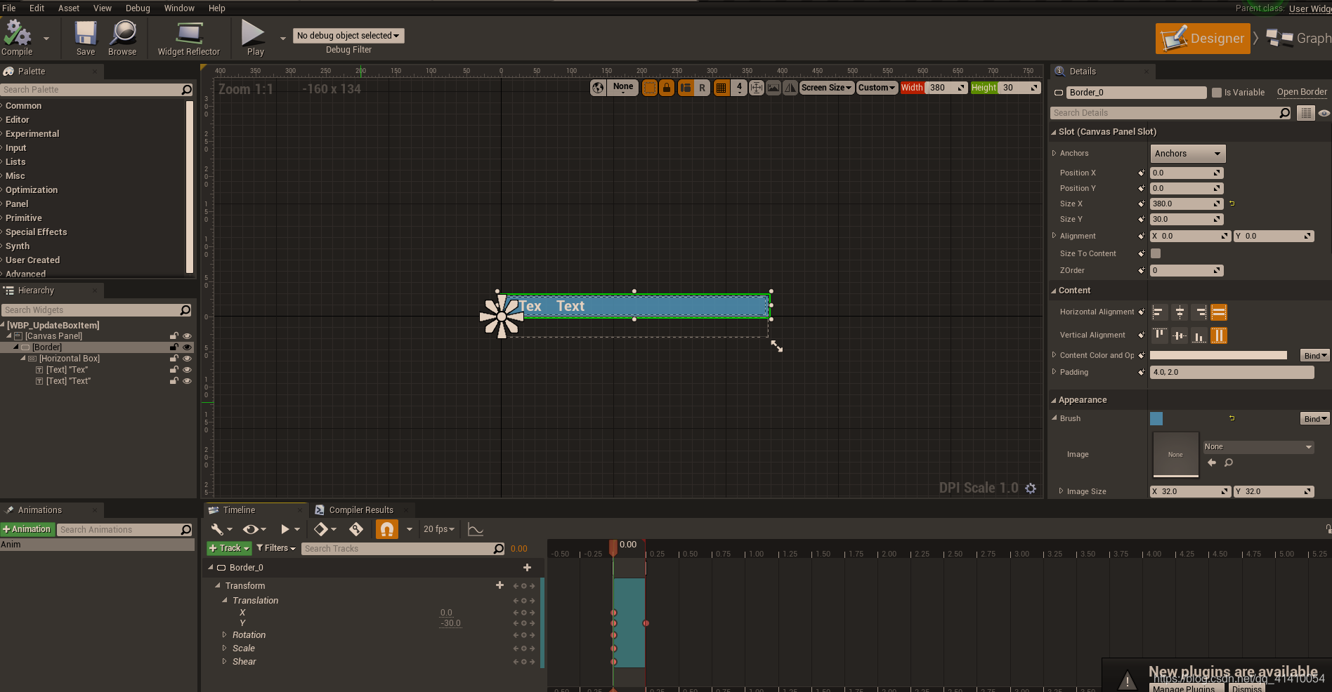 UE4 UMG实现新增数据时，自上而下滚动_ue4滚动文字-CSDN博客