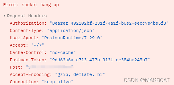 使用Post不传Body，出现socket hang up报错_postman error: socket hang up-CSDN博客