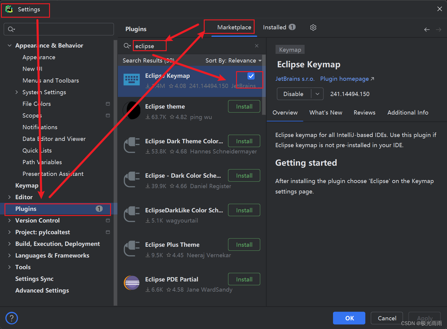 pycharm 更换Eclipse 的按键模式 keymap_pycharm keymap-CSDN博客