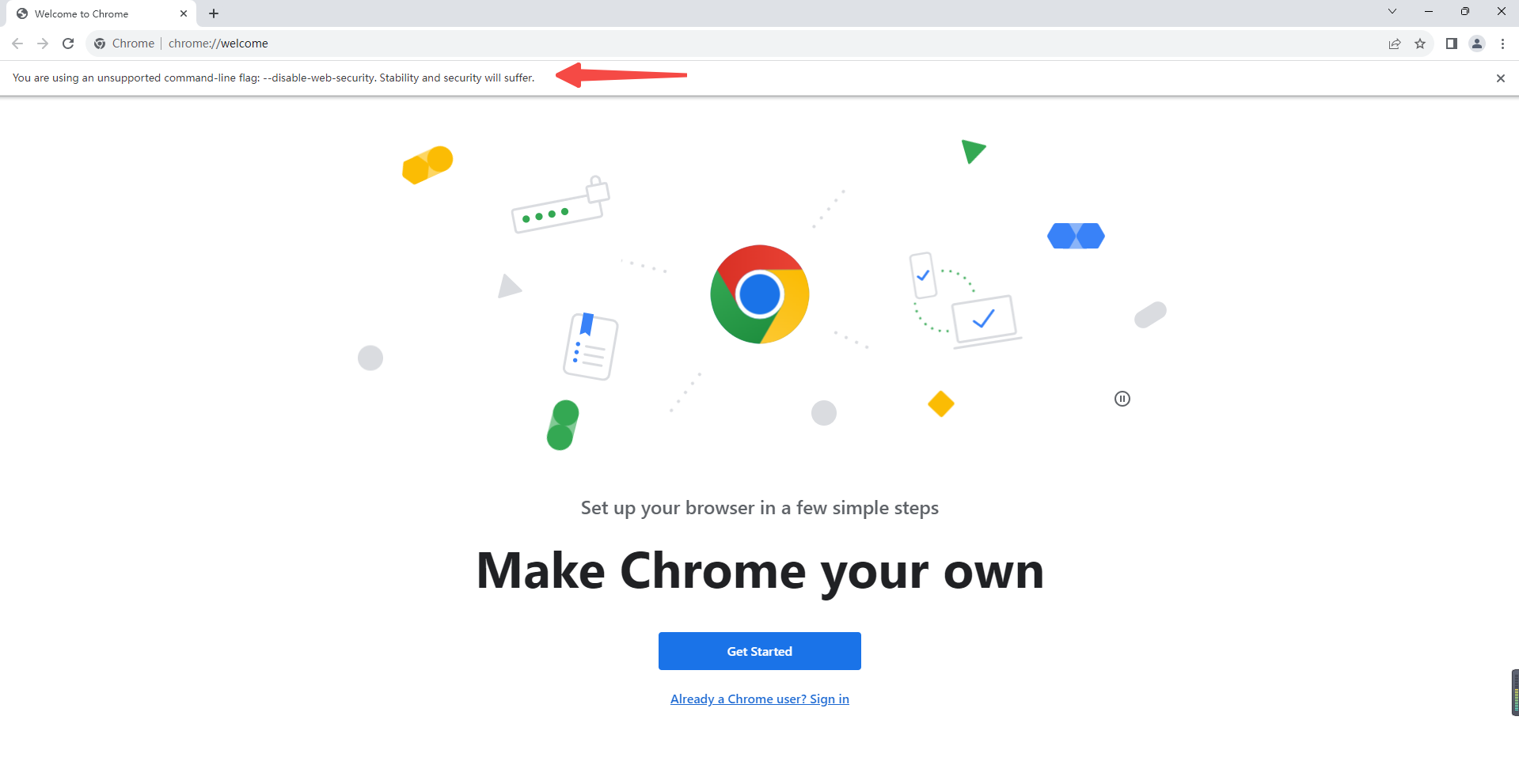 Chrome浏览器的跨域设置_chromev119.0.6045.200跨域设置-CSDN博客