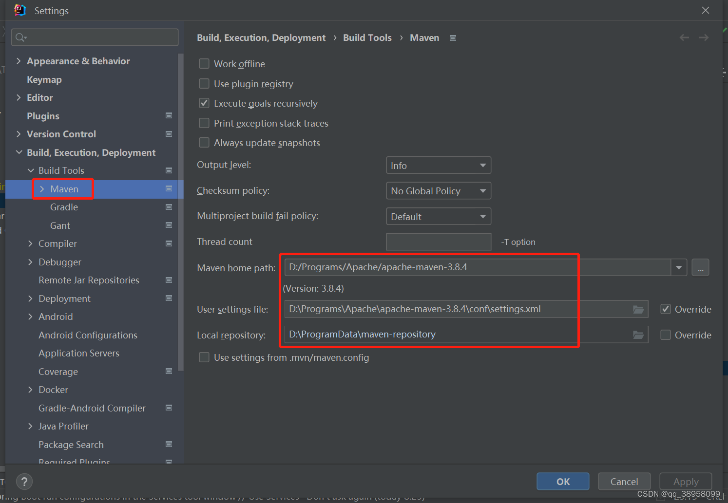 IDEA Springboot项目Maven插件引入失败:“Cannot resolve plugin org.apache.maven.plugins ...