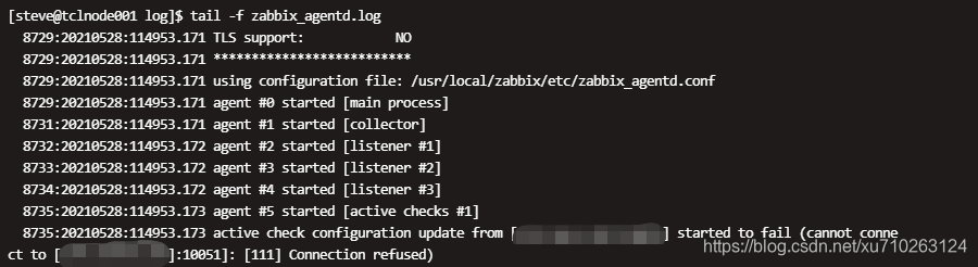 Zabbix常见启动错误active check configuration update from xxxstarte-CSDN博客