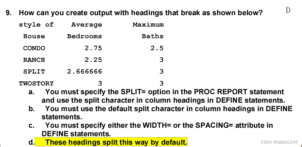 2024-06-26 base SAS programming 学习笔记6(proc report)_sas proc report-CSDN博客