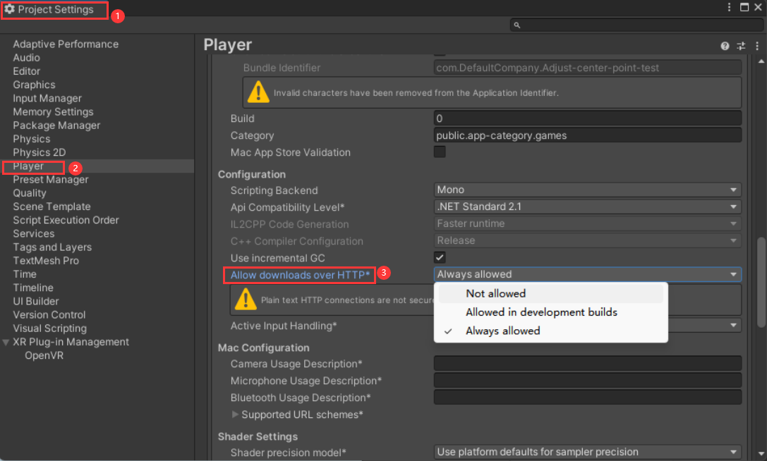 Unity报错：invalidoperationexception Insecure Connection Not Allowed的解决方法 Csdn博客 