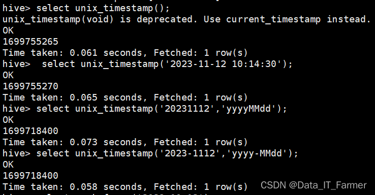 hive和spark-sql中 日期和时间相关函数 测试对比_spark sql 时间相减-CSDN博客