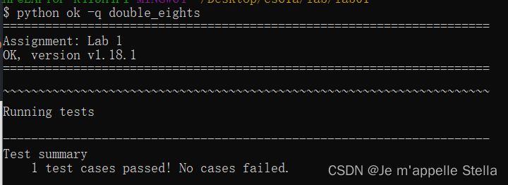 CS61A2020 lab01_cs 61a double eights-CSDN博客