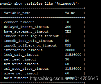 mysql报错 is longer than the server configured value of 'wait_timeout'..._increasing the server ...
