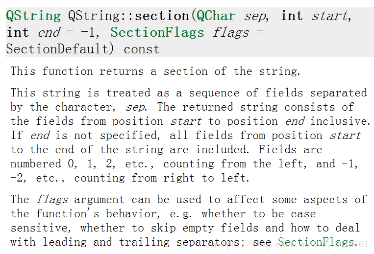 Qt工作笔记-QString中Split与section效率实践_qt section-CSDN博客