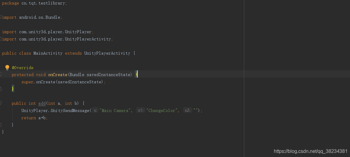 Unity与Android联合开发模式_unity android application.java-CSDN博客