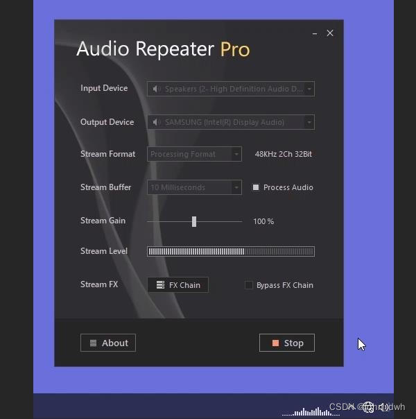 音频处理与捕捉：：：Audio Repeater Pro-CSDN博客