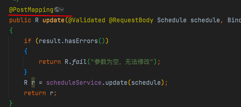 Caused by: java. Lang.ILLegalStateException：Ambiguous mapping. Cannot map‘scheduleControlLer ...