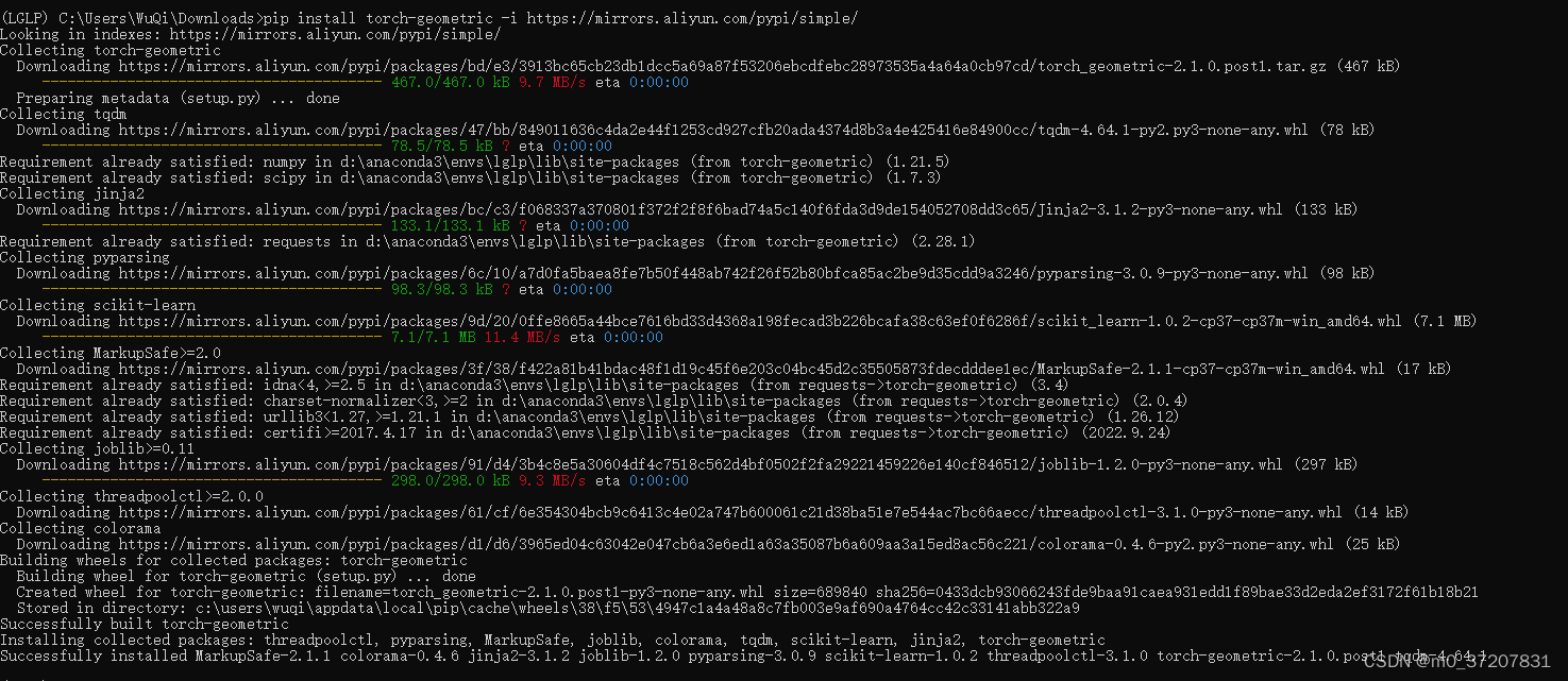 torch-geometric本地whl安装_torch whl-CSDN博客